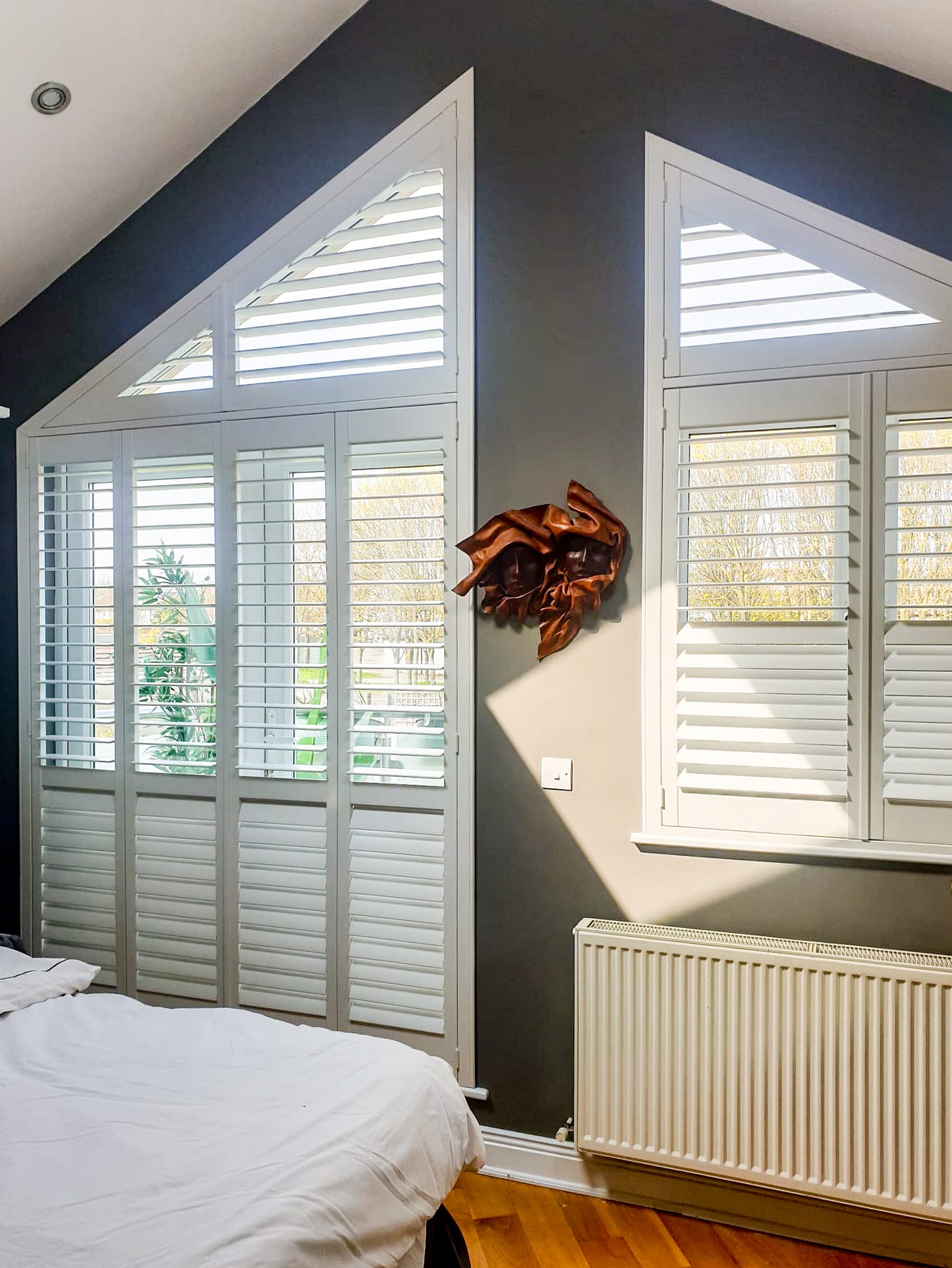 Shaped Windows - ShutterStyle - Plantation Shutters Across Ireland